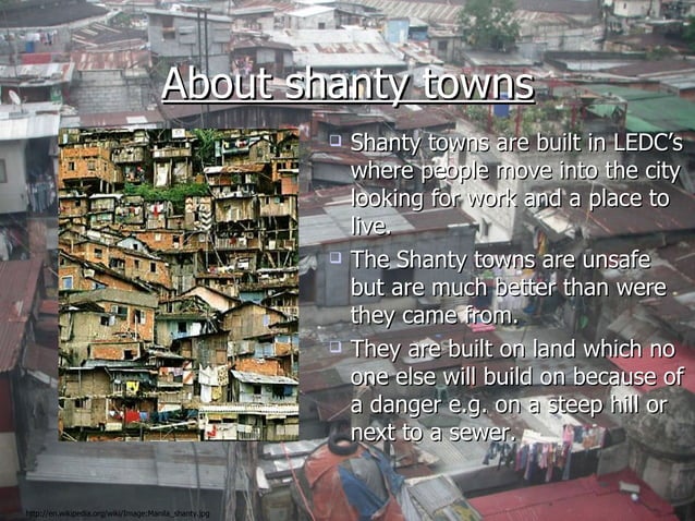 Shanty towns | PPT