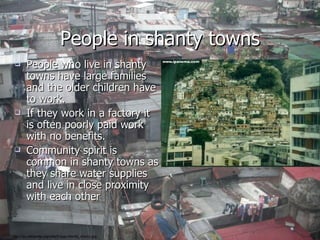 Shanty towns | PPT
