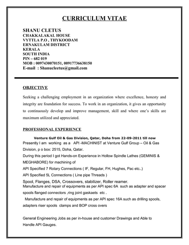 Shanu bio data | PDF