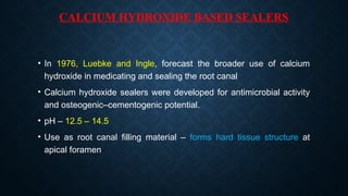 Root canal sealers, recent advances.pptx