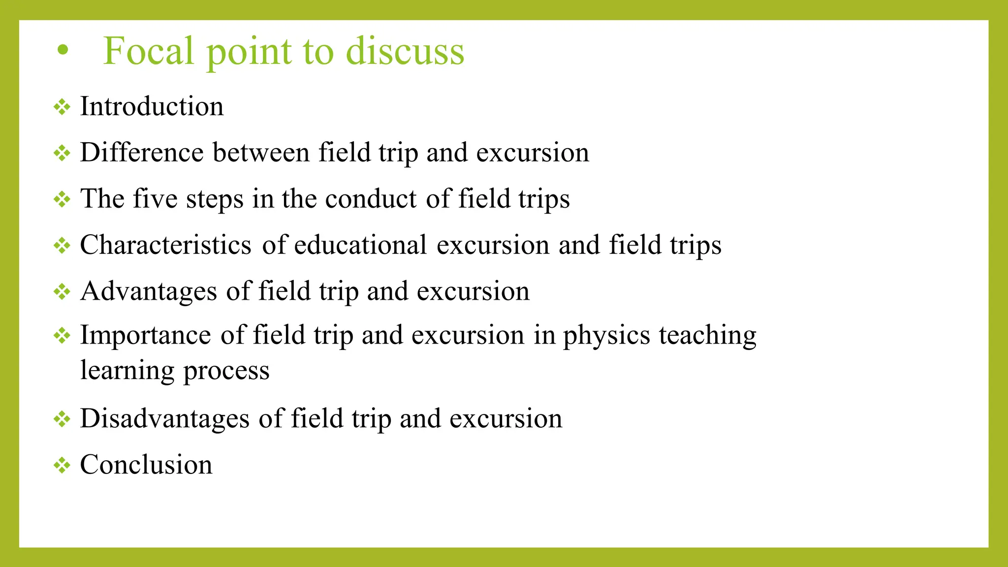Field work and excursion Pedagogy of physics.pptx