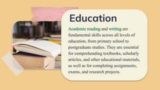 Academic reading and writing its significance and scope | PDF