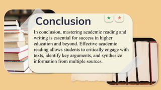Academic reading and writing its significance and scope | PDF