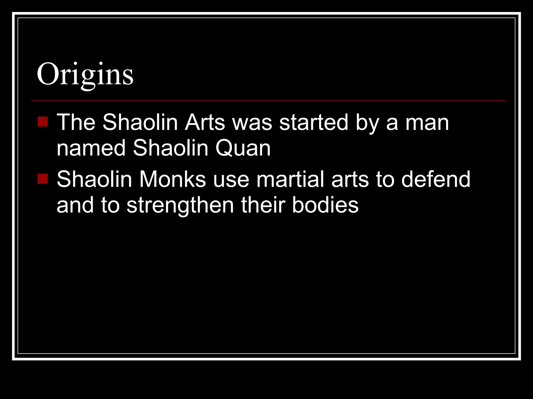 Shaolin Monks | PPT