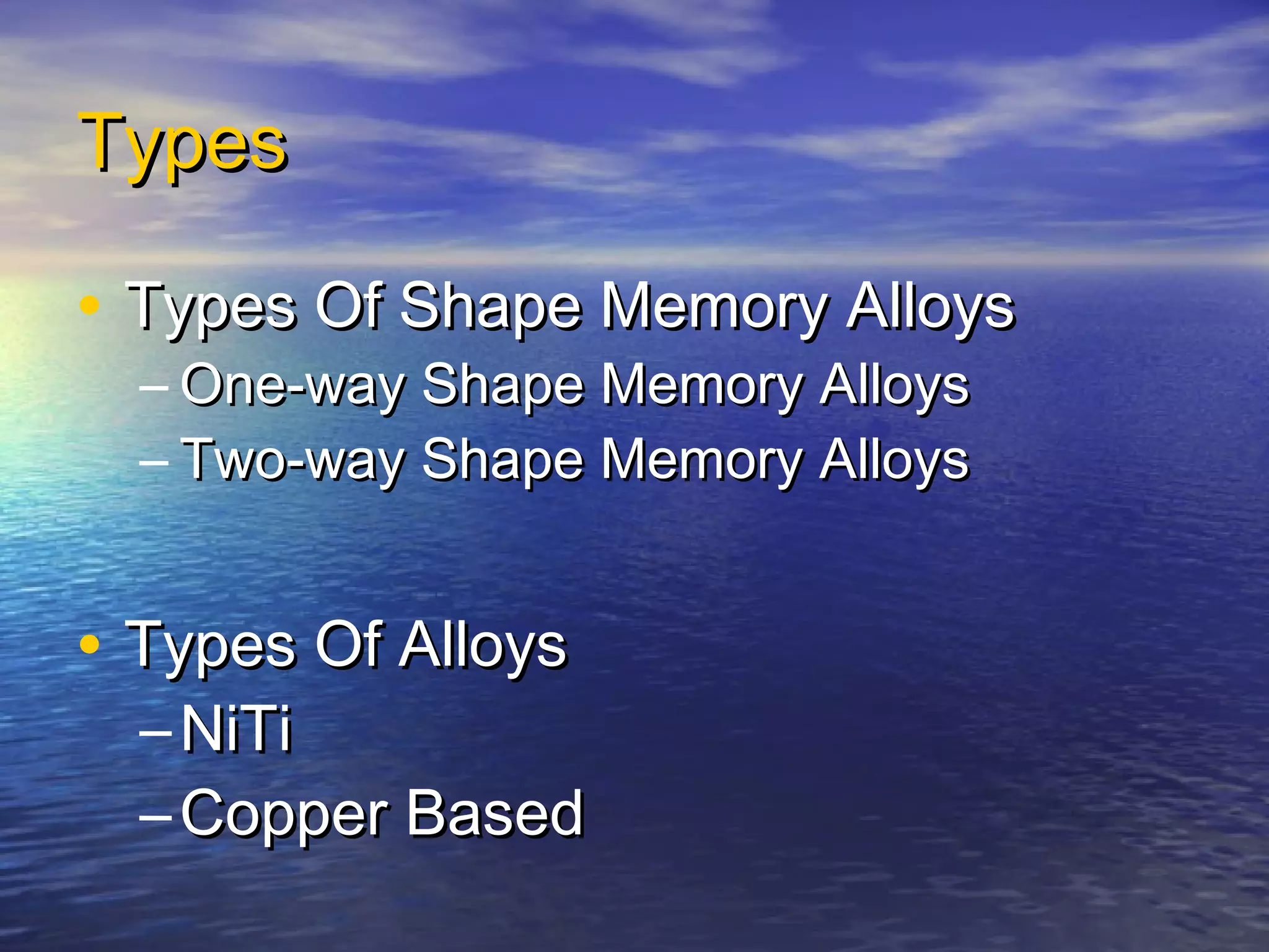 Shape memory-alloy | PPT