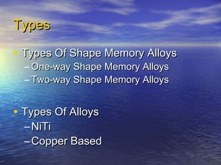 Shape memory-alloy | PPT
