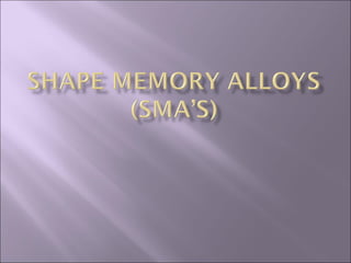 Shape memory-alloys | PPT