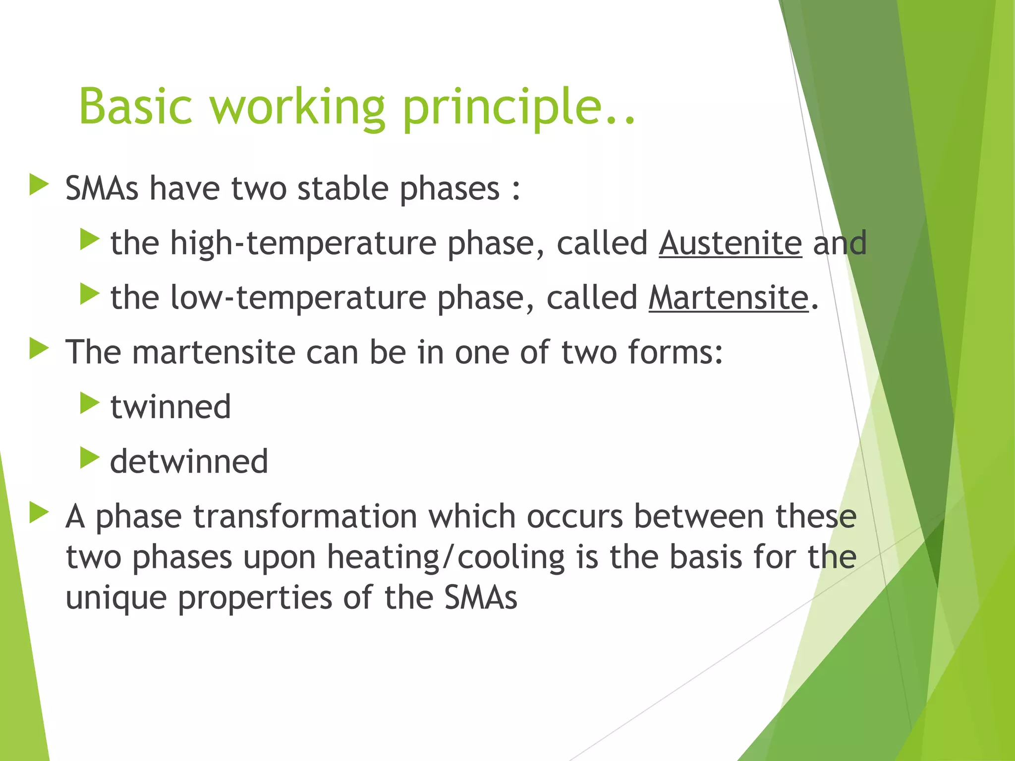 Shape memory alloys | PPT
