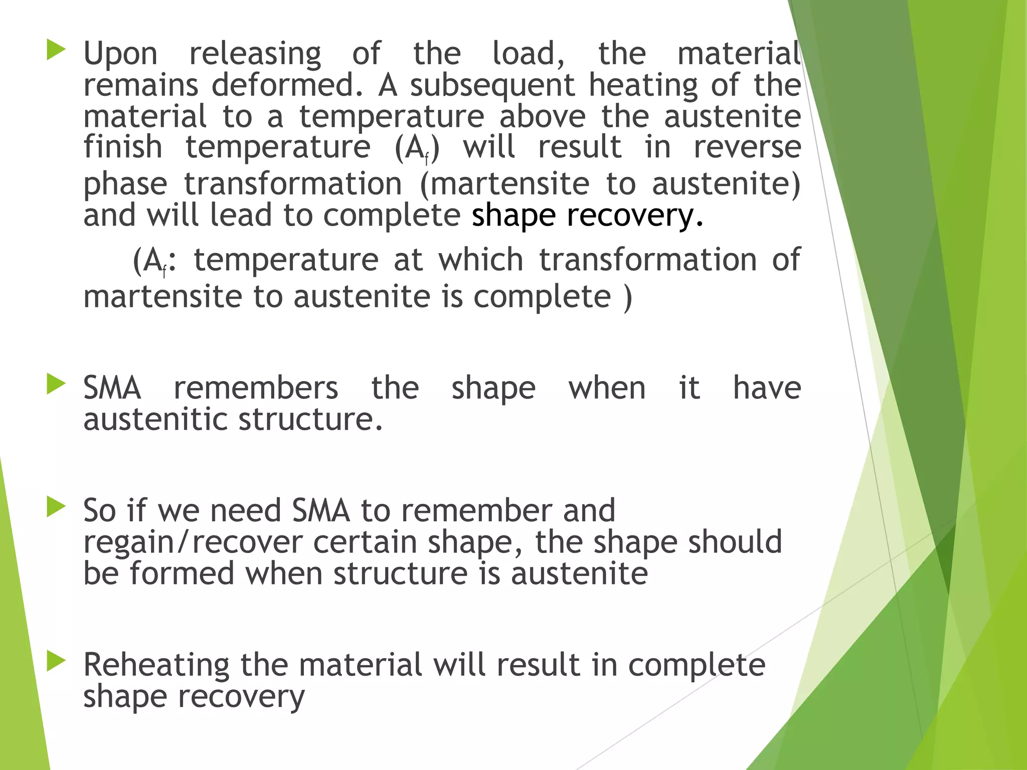 Shape memory alloys | PPT