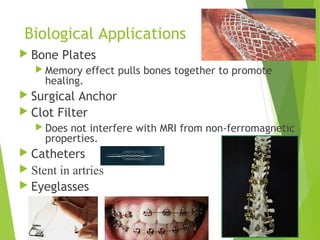 Shape memory alloys | PPT