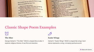 Shape-Poetry-Visuals-in-Report-Form.pdf. | PPT