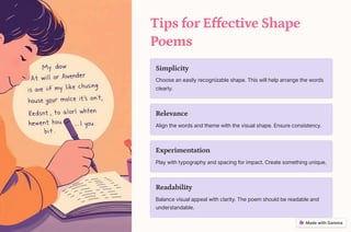 Shape-Poetry-Visuals-in-Report-Form.pdf. | PPT