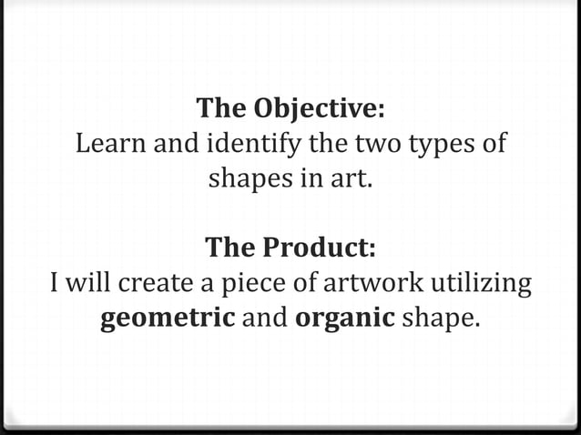 Element of Art - Shape 2 | PPTX