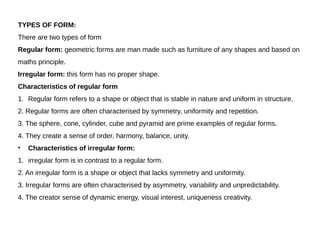Shape and Form .pptxertgyhjertyujefghjm4567 | PPTX