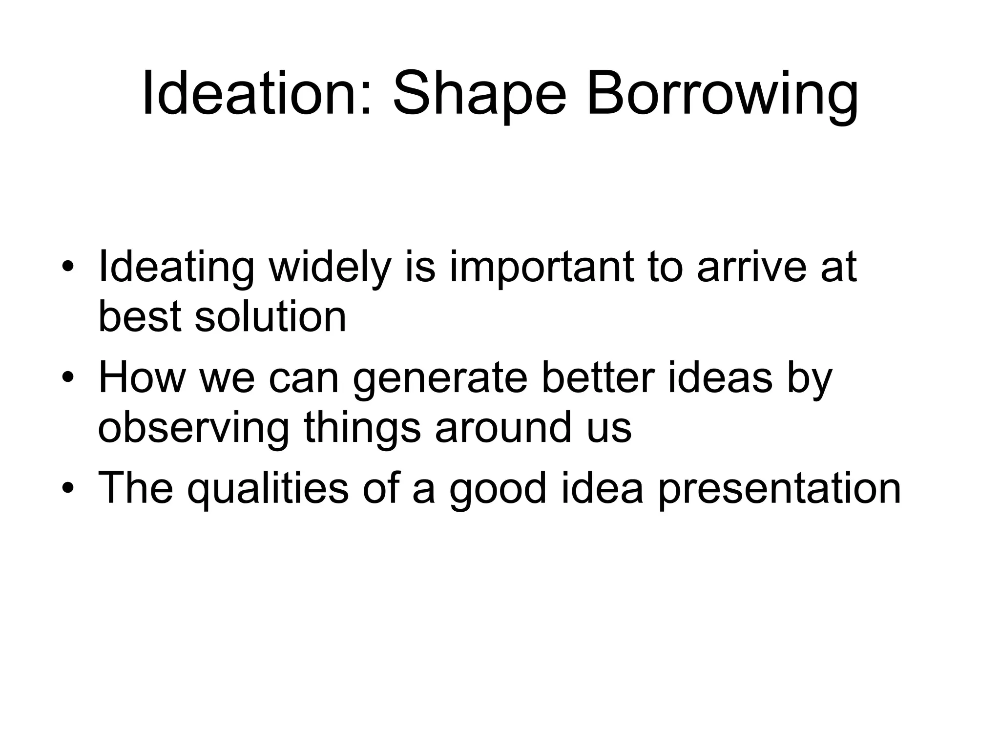 Shape borrowing sec 1 2010 | PPT