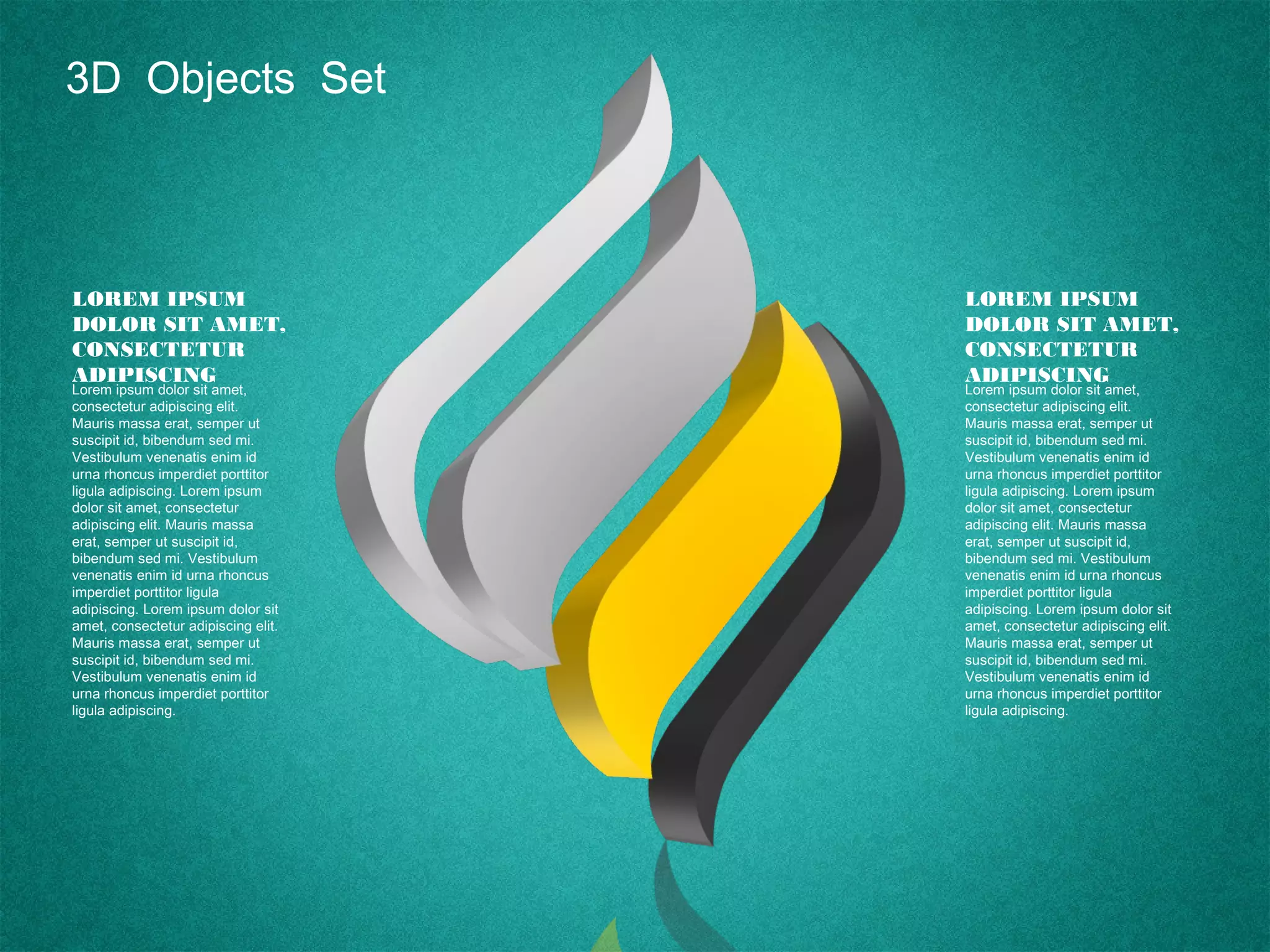 Shaped Symbols for PowerPoint by PoweredTemplate.com