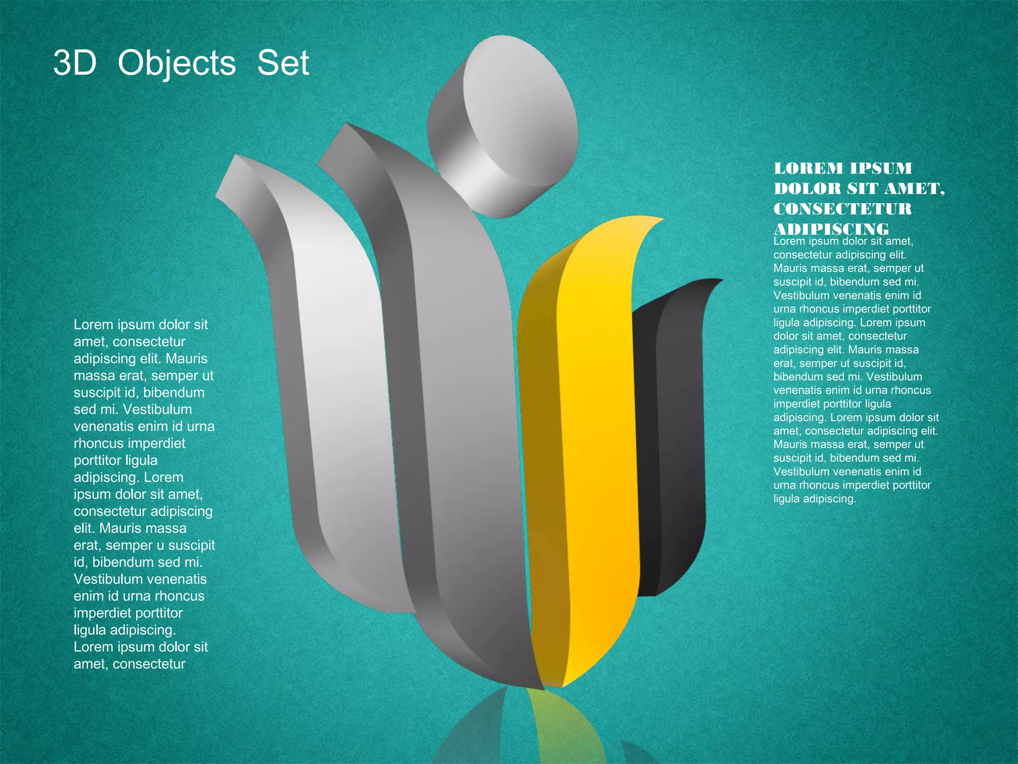 Shaped Symbols for PowerPoint by PoweredTemplate.com