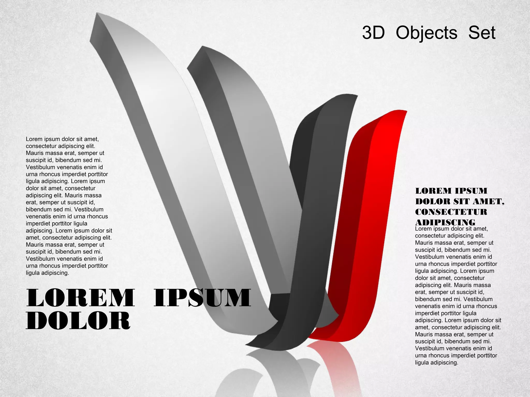 Shaped Symbols for PowerPoint by PoweredTemplate.com