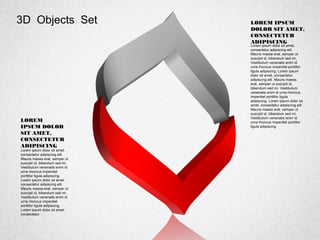 Shaped Symbols for PowerPoint by PoweredTemplate.com