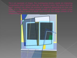 Shape, form and volume | PPTX