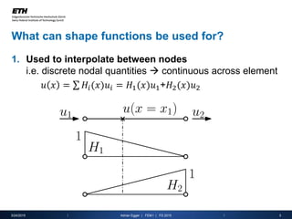 Shape functions | PDF