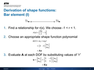 Shape functions | PDF