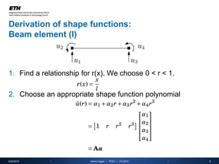 Shape functions | PDF