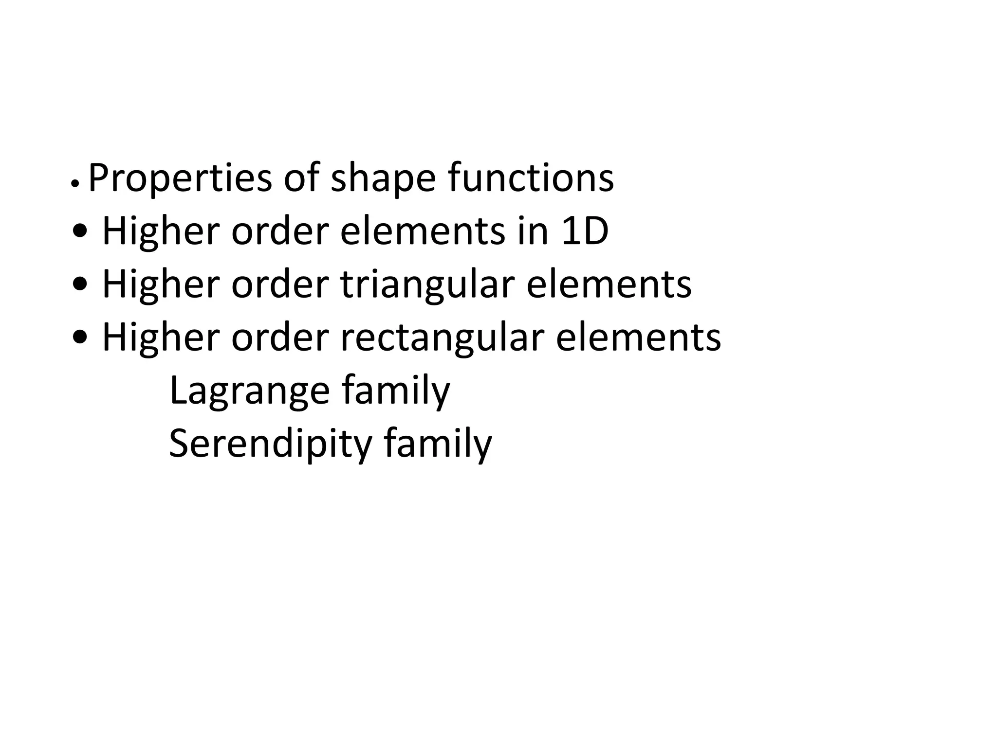 Shape Functions Of 1d And 2 D Rectangular Elementspptx Programming 7045