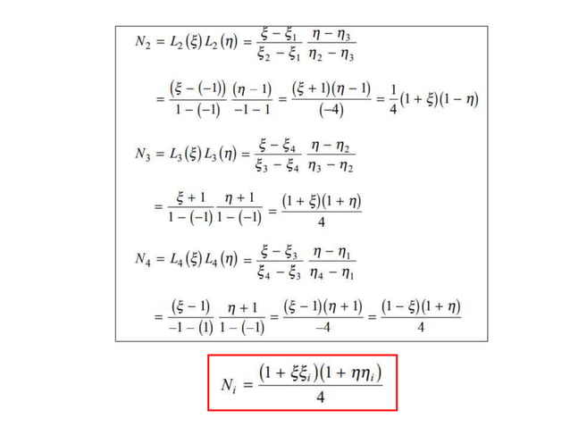 shape functions of 1D and 2 D rectangular elements.pptx | Programming Languages | Computing