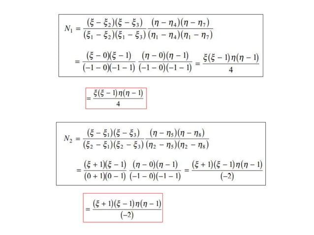 shape functions of 1D and 2 D rectangular elements.pptx | Programming Languages | Computing