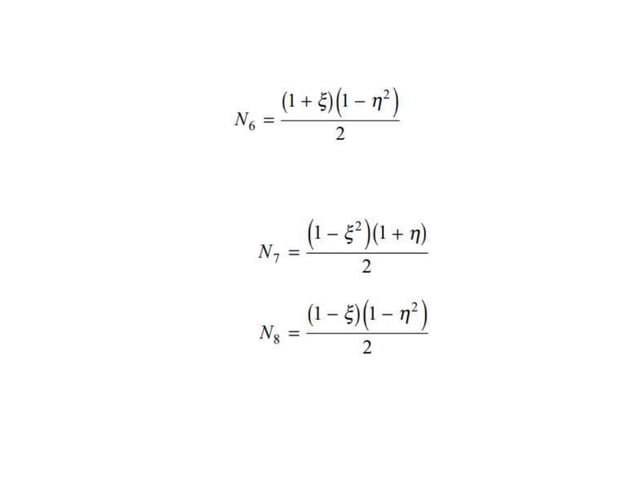 Shape Functions Of 1d And 2 D Rectangular Elementspptx Programming 3945