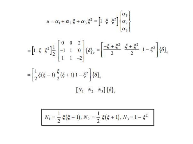 shape functions of 1D and 2 D rectangular elements.pptx | Programming Languages | Computing