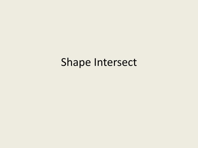 Shape Intersect in PowerPoint | PPTX