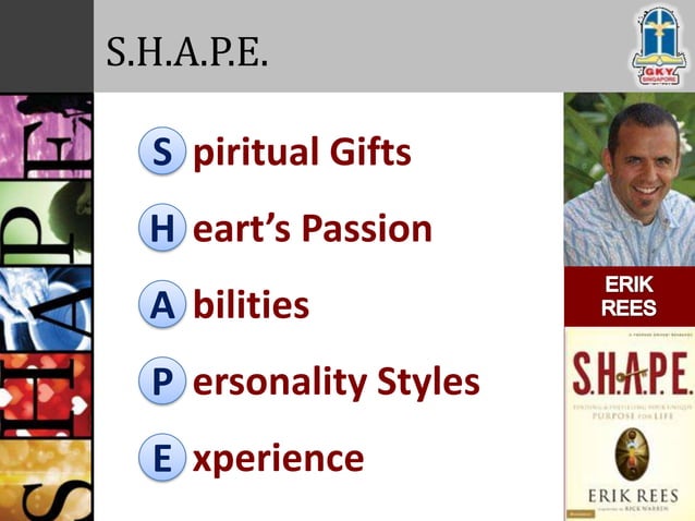 SHAPE Finding & Fulfilling Your Unique Purpose in Life | PPT