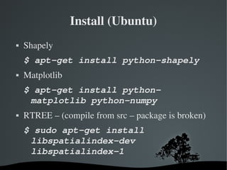 GRPUG Shapely Presentation by Ben DeMott | PPT