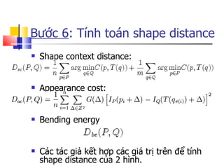 Shape Matching And Object Recognition Using Shape Contexts | PPT