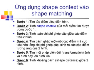 Shape Matching And Object Recognition Using Shape Contexts | PPT
