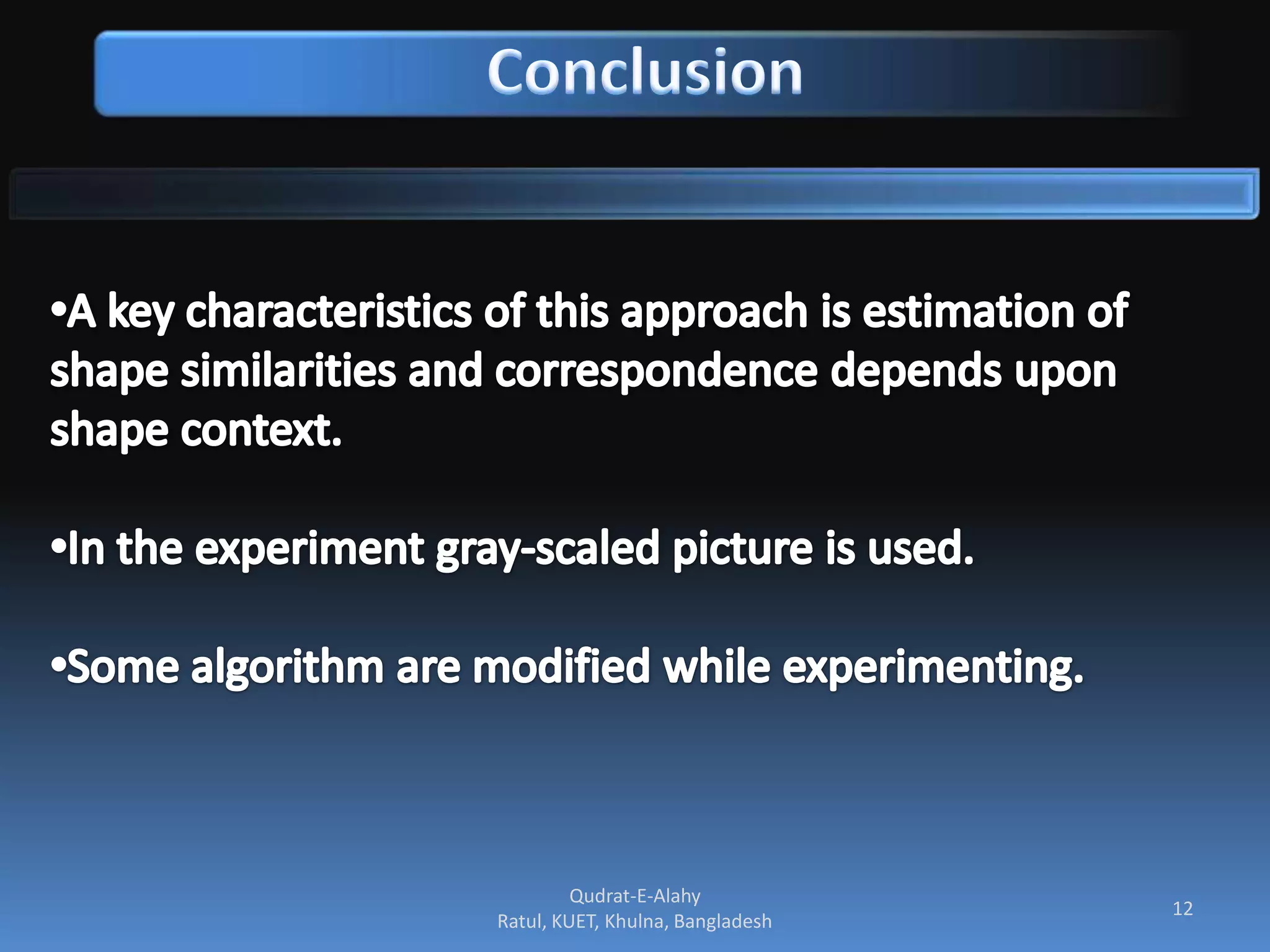 Shape Matching And Object Recognition Using Shape Contexts Ppt 0375