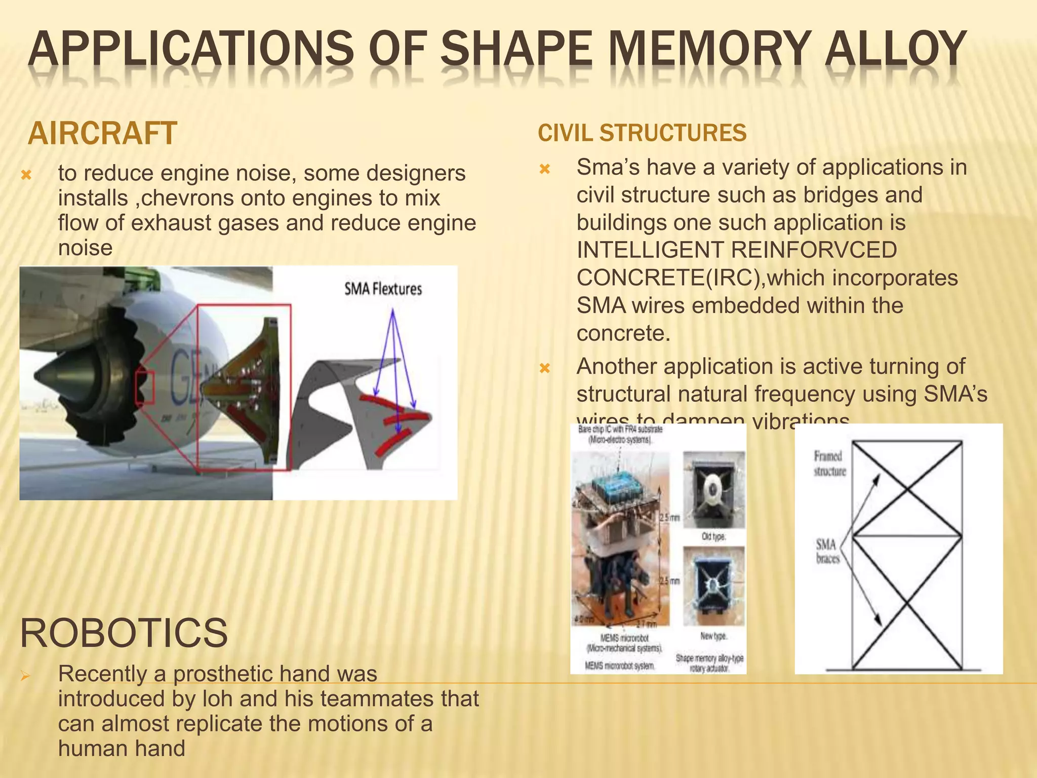 shape memory alloys | PPTX