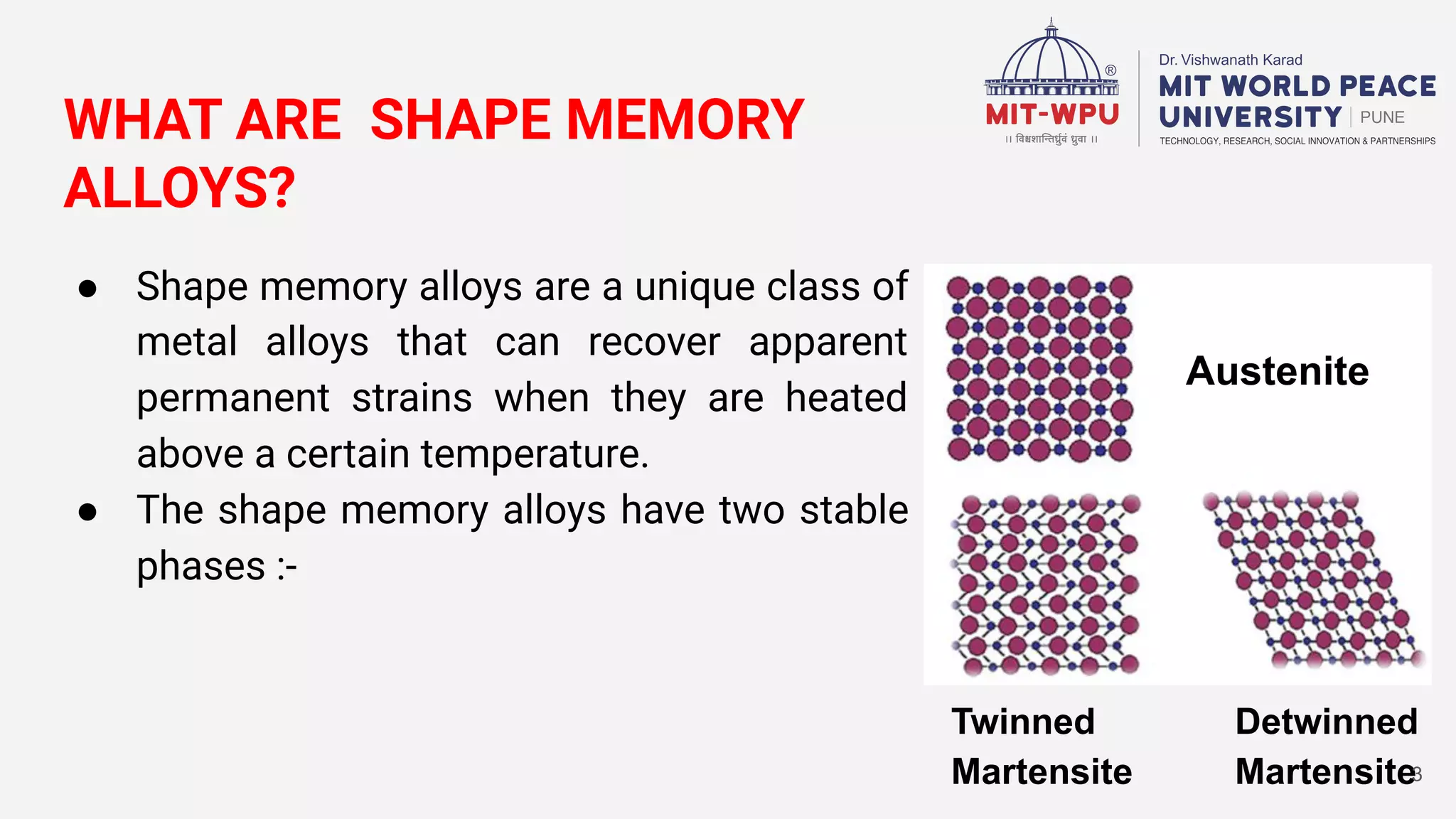 Shape memory alloy | PPT Shape memory alloy | PPT