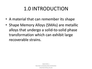 Shape memory alloys | PPT