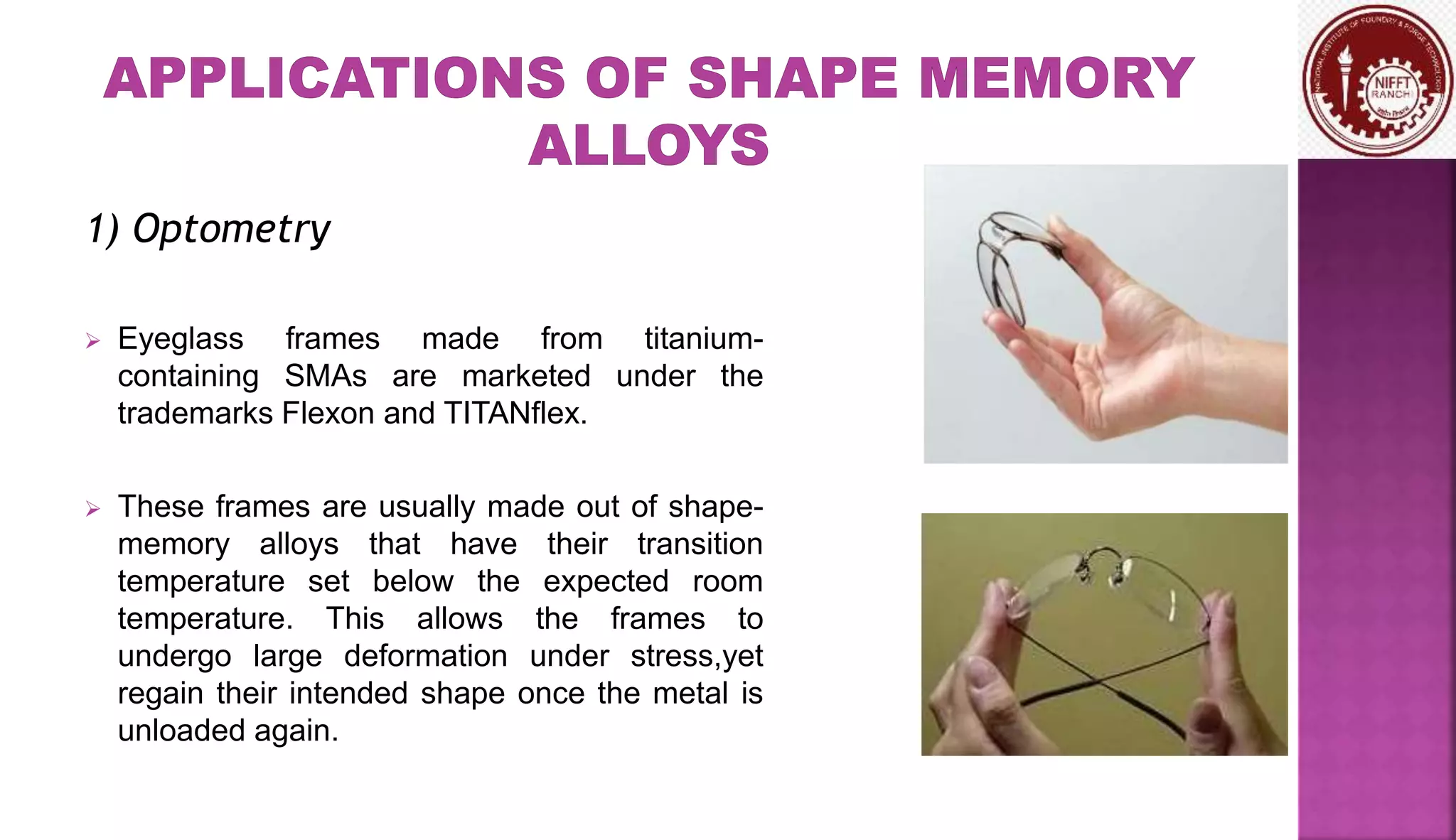 Shape memory alloys | PPTX