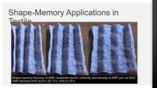 Shape memory alloys in textile | PPT