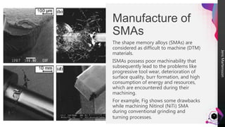 Shape memory alloys in textile | PPTX