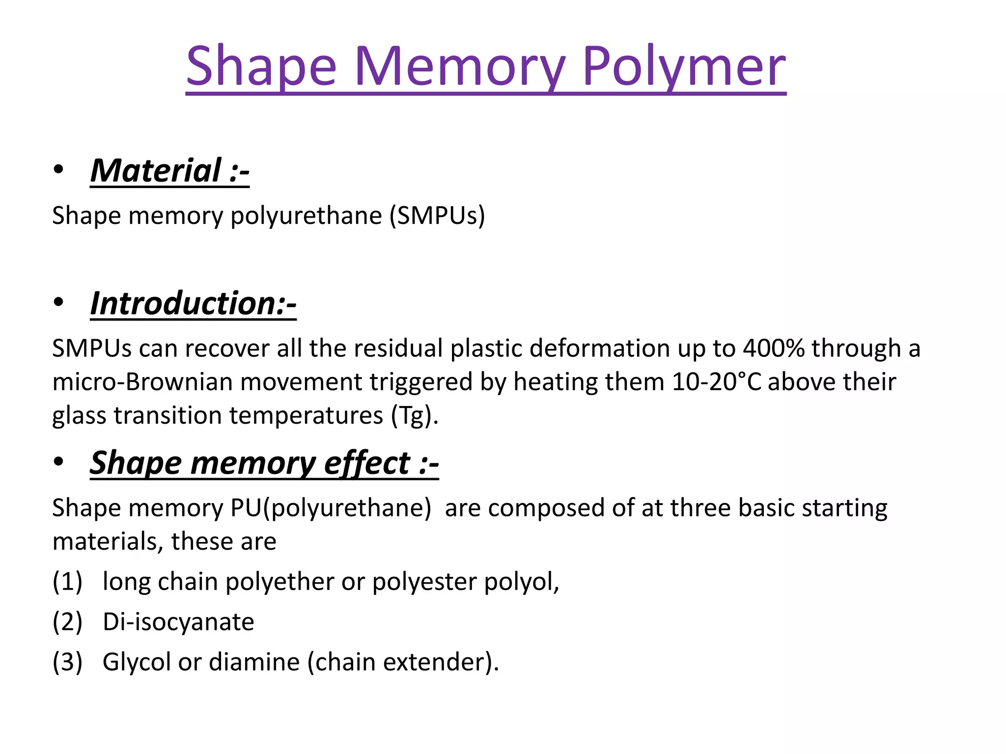 Shape Memory Polymer.pptx