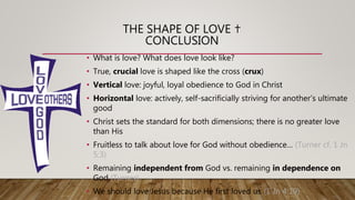Shape of Love: The Cross | John 15:9-14 Lesson | PPTX