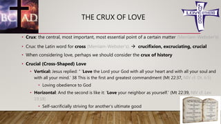 Shape of Love: The Cross | John 15:9-14 Lesson | PPTX