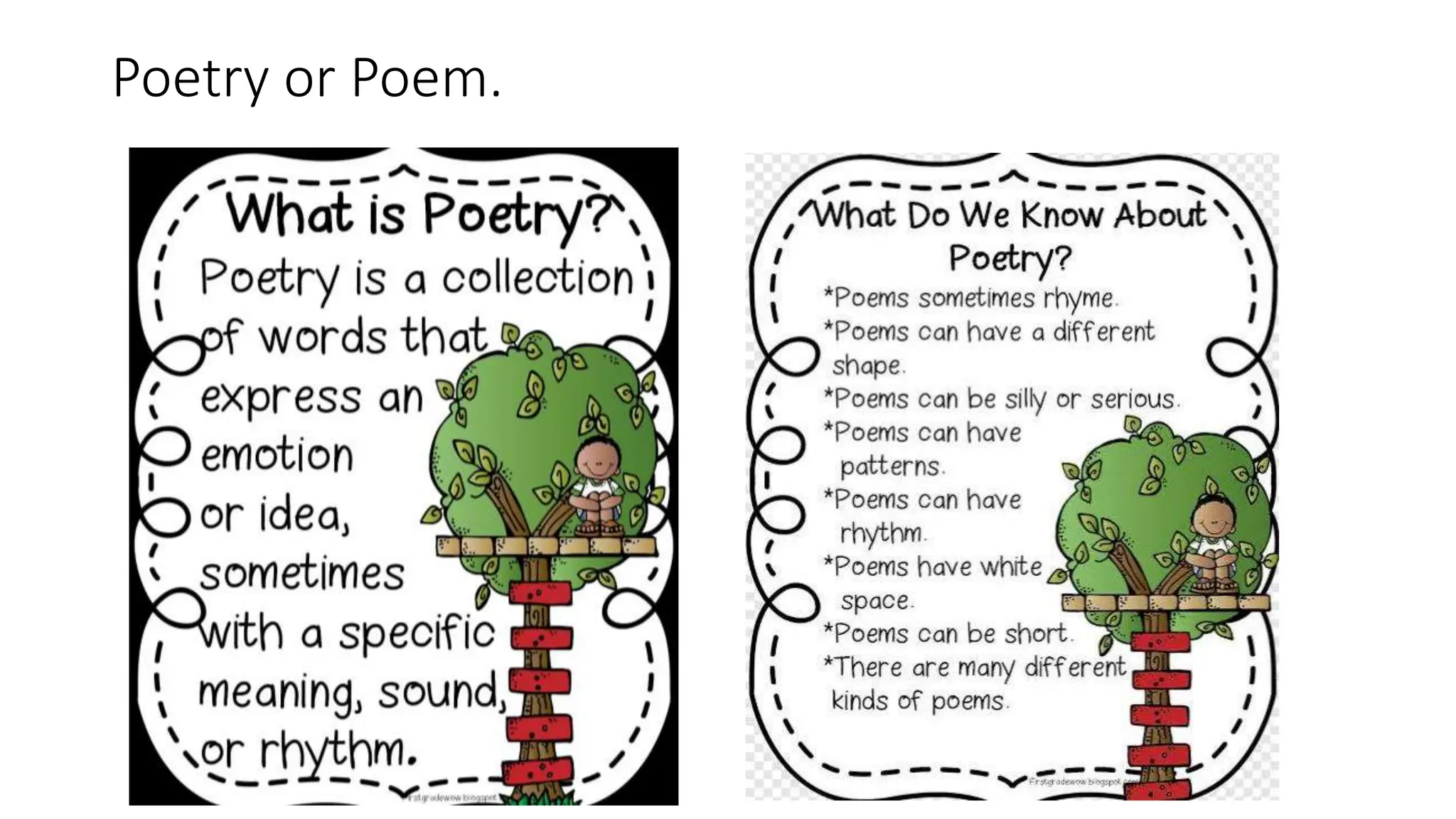 shape poem and shape patters poem scheme | PPT