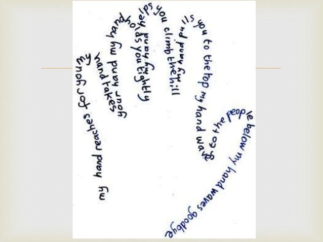 Shape poem ppt | PPTX