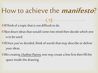 Shape poem ppt | PPTX